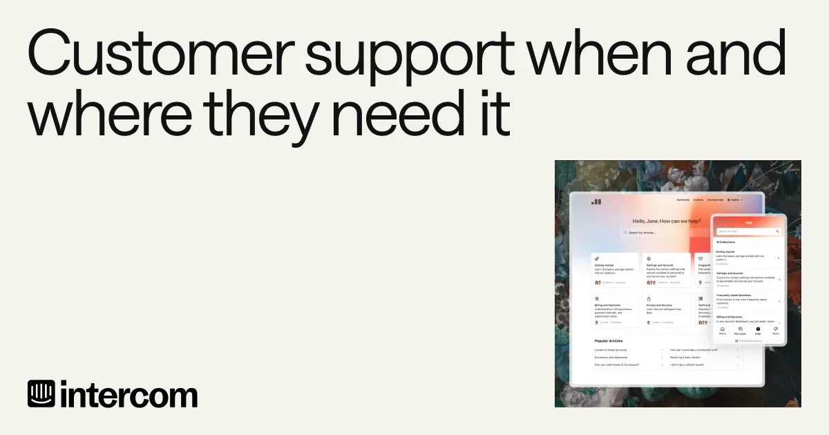 Intercom Help Center | Find answers fast
