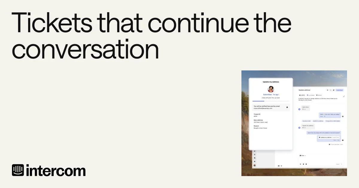 Tickets | Faster resolution with streamlined tickets